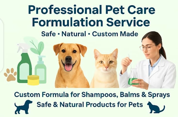 Formulate safe science based pet grooming and wellness products by ...