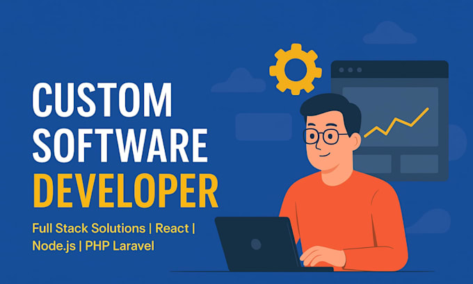 Custom software developer full stack web app php lavarel react front ...