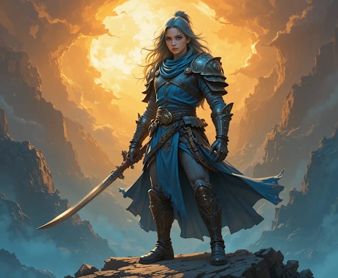 Paint a cinematic dnd scene featuring your character by Stefanierrol ...