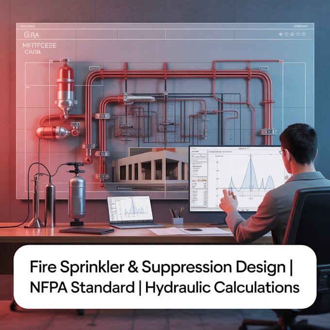 Design fire sprinkler and suppression system with nfpa standard and hydraulic ca by Lookpro11 ...