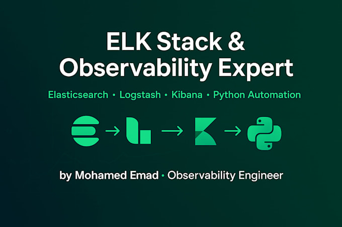 Build and optimize elk stack observability pipelines with python automation by Mekhalil4 | Fiverr