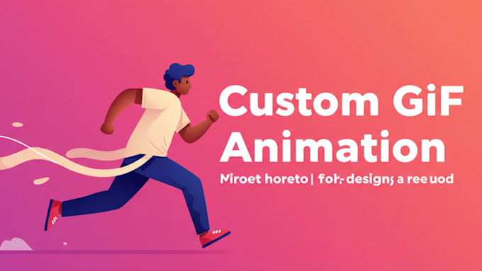 Design and animate 2d custom gifs, 2d logo animation, and animated ...