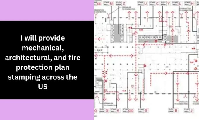 Do mechanical, architectural, fire protection plan stamp for approval ...