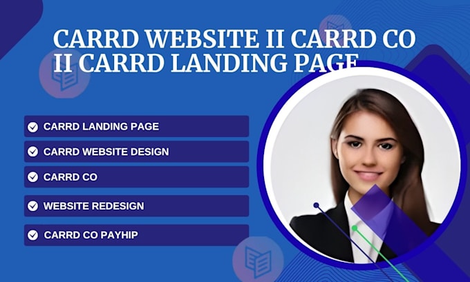 Custom carrd website, carrd landing page, redesign carrd website, carrd ...
