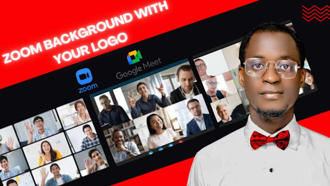 Design a custom zoom background with your logo and branding by Mewase ...