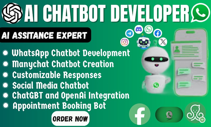 N8n chatbot, n8n whatsapp chatbot, social media ai chatbot using n8n automation by Nassolves ...