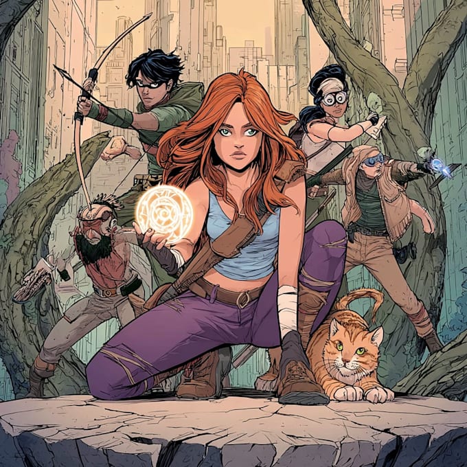 Design comic book illustration, comic illustration by Mman16 | Fiverr