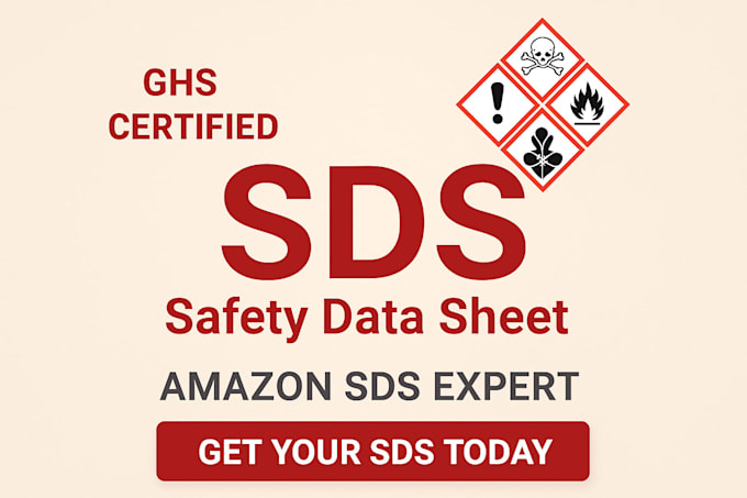 Create sds mds safety data sheet for amazon hazmat product approval by ...