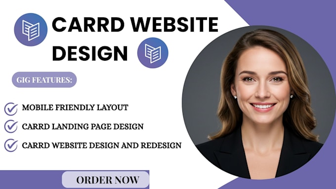 Build a minimalistic professional carrd website design and carrd ...
