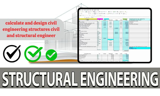 Calculate and design civil engineering structures civil and structural ...