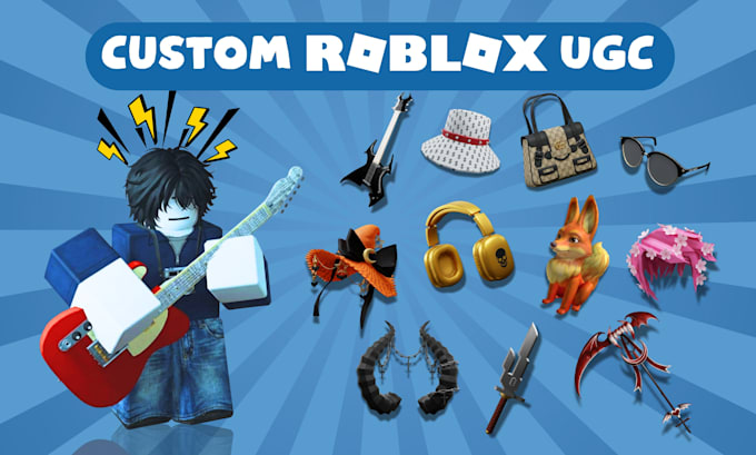Create custom roblox ugc accessories, roblox hair, character model and ...