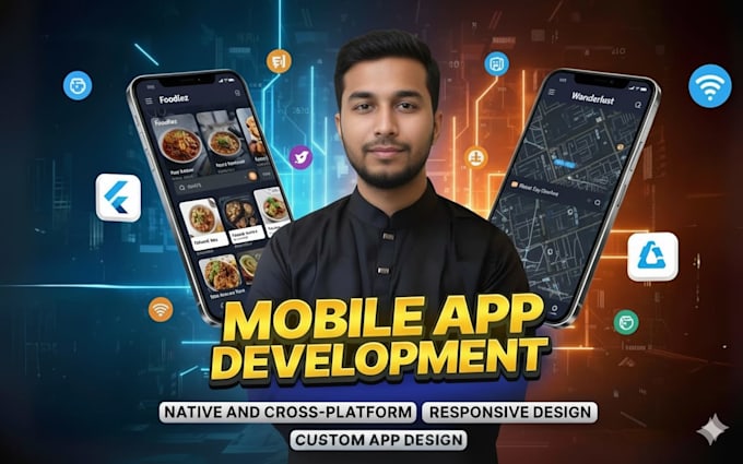 Do mobile app development, android, ios app development, flutter app developer by Genzmehedi ...