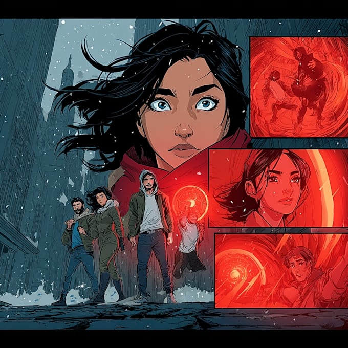 Do comic book illustration with comic book illustrator by Arlerk38 | Fiverr