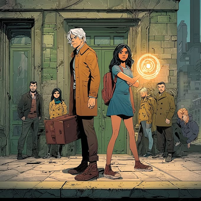 Comic book illustration with comic book illustrator by Chrien39 | Fiverr