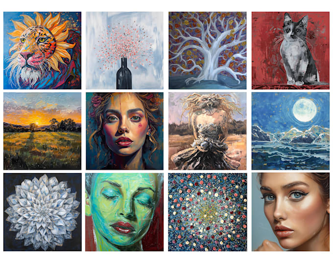Do sell painting on canvas acrylic painting of portrait art by ...