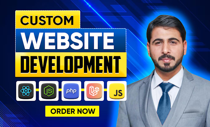 Build ai powered custom website development as full stack web developer ...