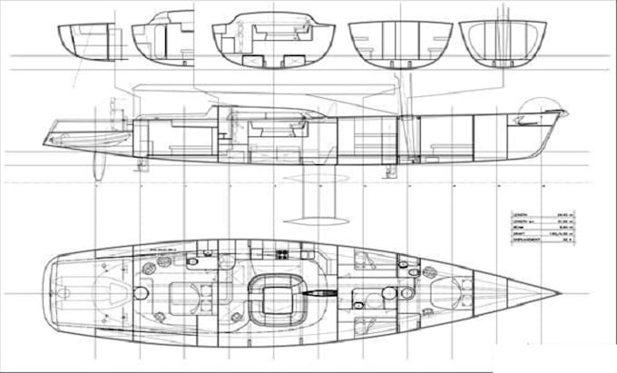 Be your naval architect, ship design, barge with ga plans with ...