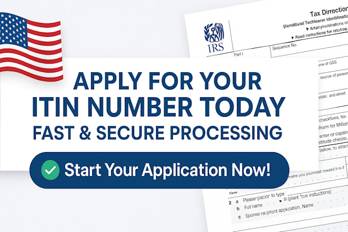 Apply for your itin number as a caa from irs by Jonathan_blake4 | Fiverr
