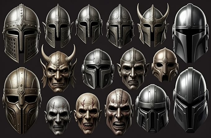 Design, 3d print, paint and ship 3d custom mask and helmet, 3d ...