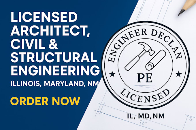 Licensed architect civil and structural engineering stamp in kentucky ...