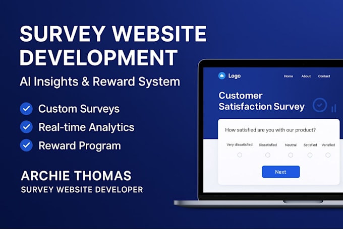 Build survey website, ai survey analyzer, survey rewards, online survey ...