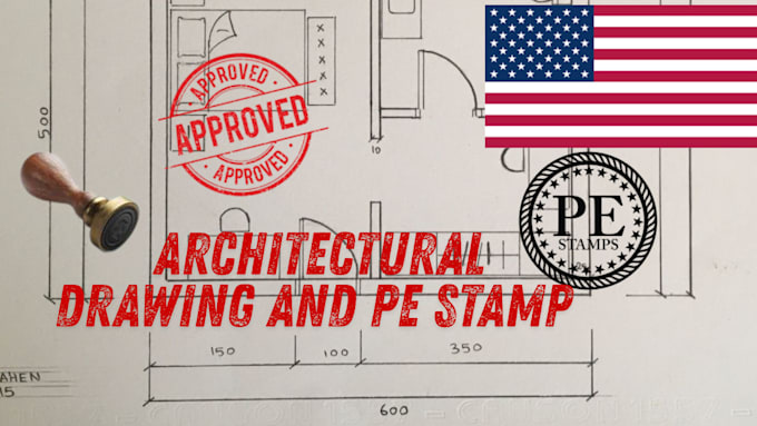 Stamp usa architectural mep and autocad floor plan drawings for city ...