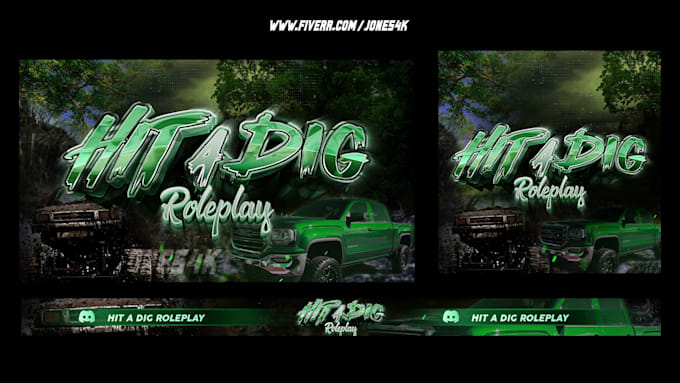 Design roleplay logo and banner for discord and fivem server by Jones4k ...