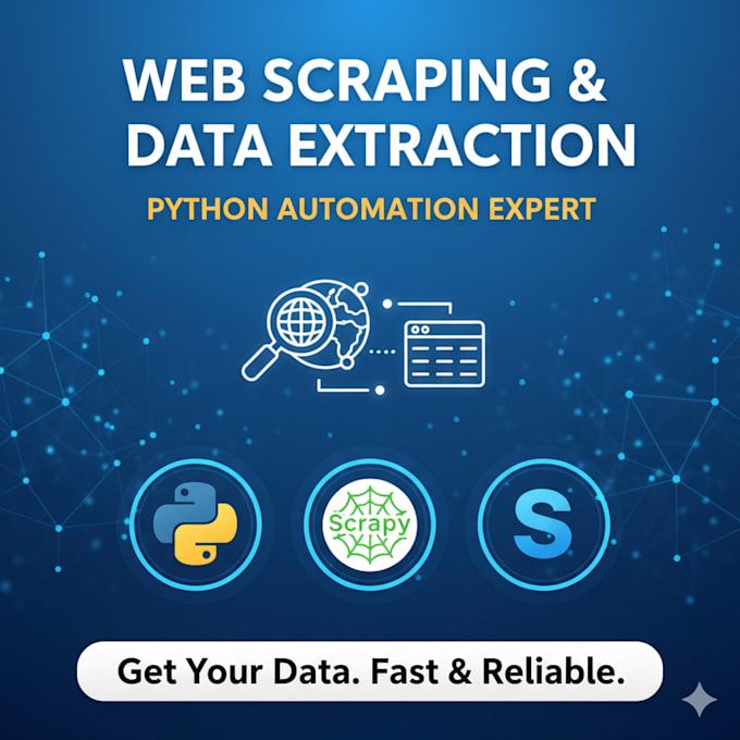 Do web scraping and data extraction by Olanrewajujo472 | Fiverr