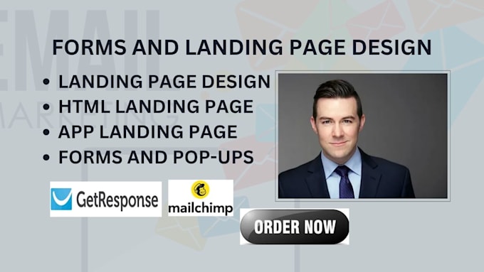 Design a creative, modern, responsive forms and landing page by ...