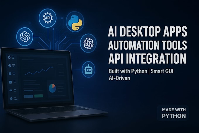 Build ai ready python desktop app automation tools with gui with api integration by Dulez_zeo ...