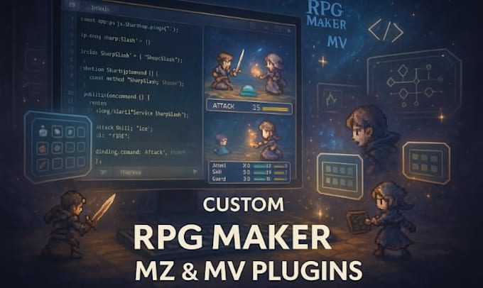 Create Custom Rpg Maker Mz And Mv Plugins For You Game By Neo Cipher