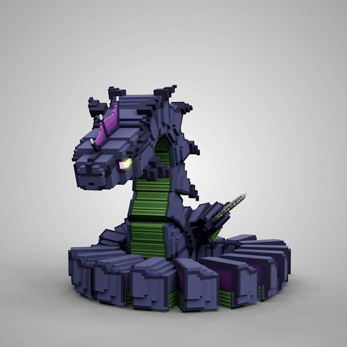 Create custom minecraft blockbench 3d model, animation and textures by ...