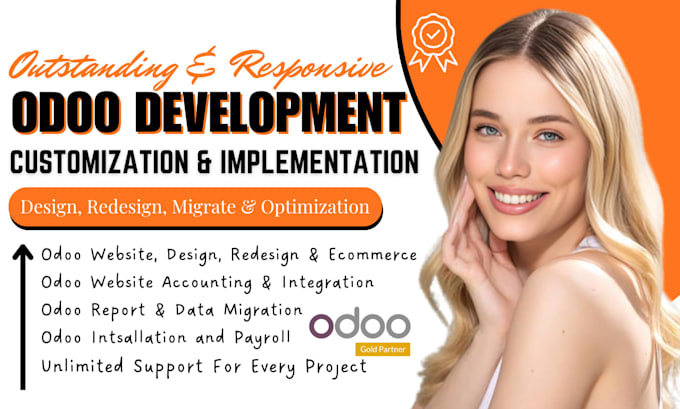 Do odoo development odoo accounting odoo 19 odoo customization odoo specialist by Ramonar_lowman ...