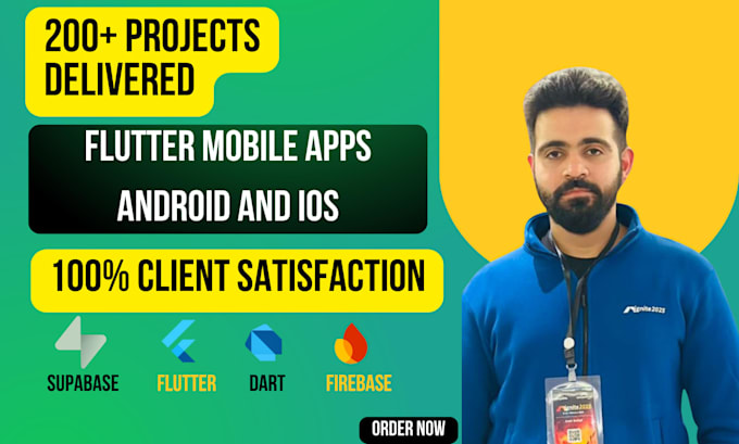 Develop mobile app using flutter, flutter flow, supabase, and firebase, glide by Amirsohail586 ...