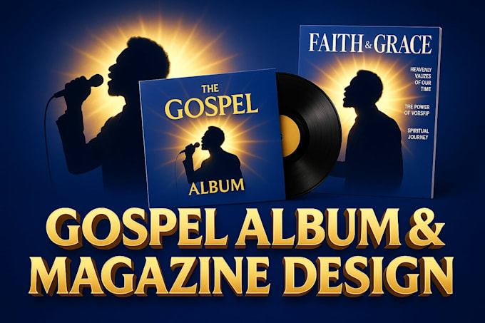 Design stunning gospel album cover and magazine cover design that sells ...