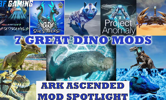 Crie mods personalizados para ark survival ascended, dinos de mods de ...