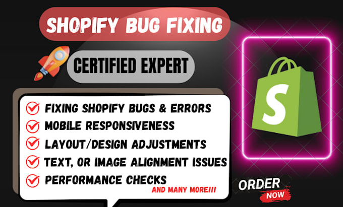 Fix shopify bugs, customize themes, and optimize your shopify store by ...
