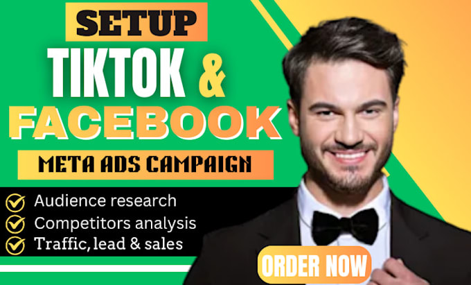Fix facebook and tiktok meta ads campaign by Ronald_herman77 | Fiverr