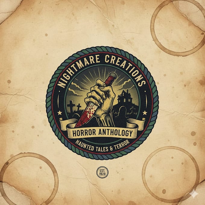 Design a vintage horror logo for your brand or project by Ruth_craine ...