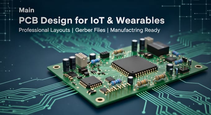 Design pcb circuit boards for iot, rf pcb, smart, wearable devices, and ...