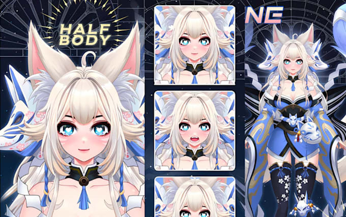 Do live2d rigging, live2d model, vtuber model, vtuber avatar, vtuber ...