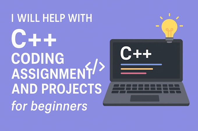 Help with cplusplus coding assignments and projects for beginners by Tehreemafzal099 | Fiverr