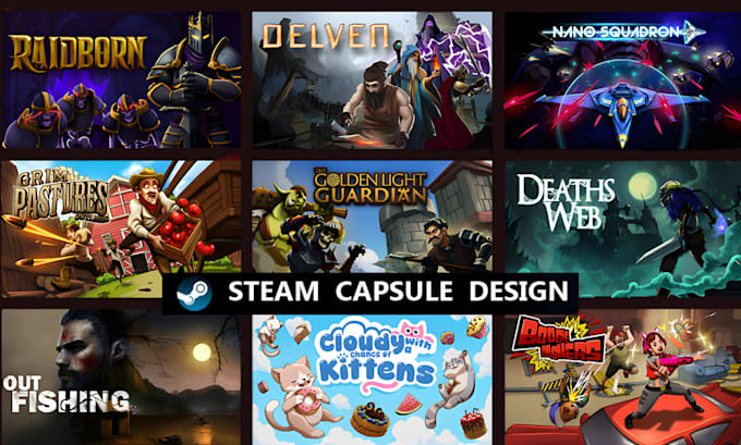 Draw steam page capsule art steam store new game capsule image cover ...