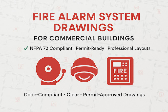 Design fire alarm system drawings for commercial buildings by ...