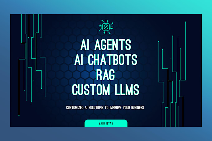 Build custom ai agents and rag chatbots using langchain, langgraph, and python by Zaid_ilyas89 ...
