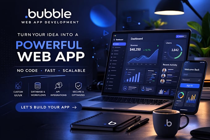 Develop bubble website, bubble mvp, bubble saas on bubble io by Ecom ...