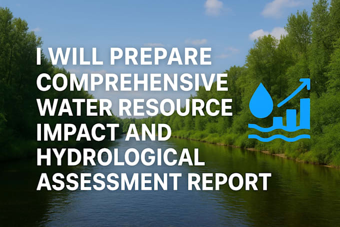 Prepare comprehensive water resource impact and hydrological assessment ...
