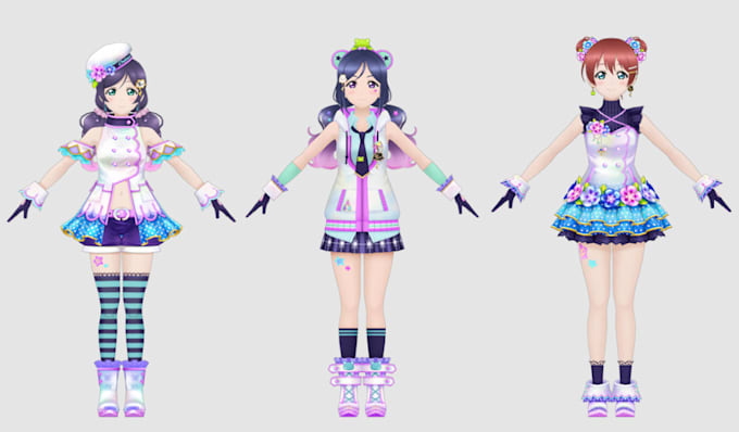 Port model to aka garrys mod, rig, convert 3d for mmd, warudo, vrm ...