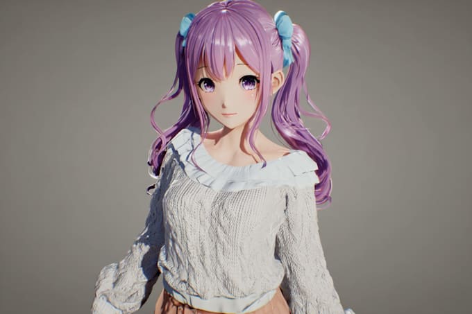 Draw vtuber high resolution model ready to rig by Jazmihitney | Fiverr