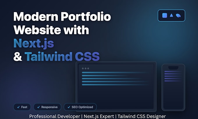 Create a modern nextjs portfolio website by Mahfuz726 | Fiverr